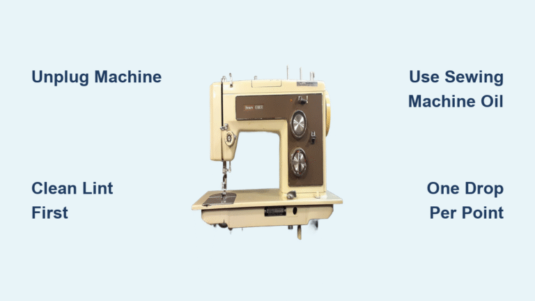 How to Lubricate a Kenmore Sewing Machine