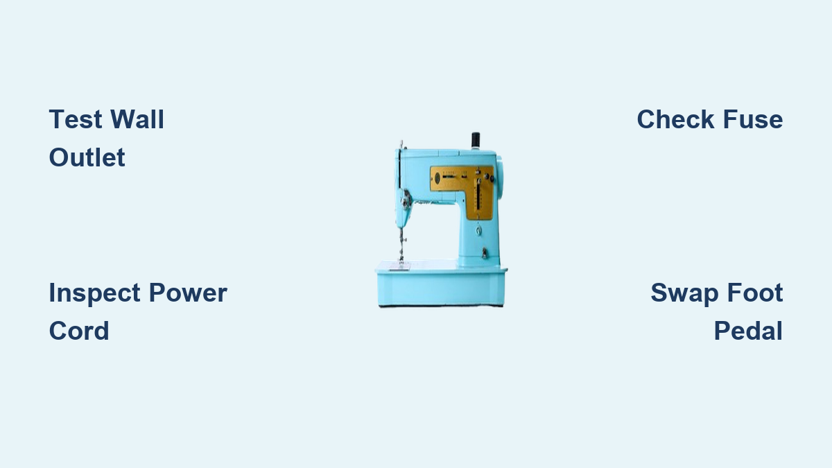 Singer Sewing Machine Won't Turn On: Quick Fix Guide