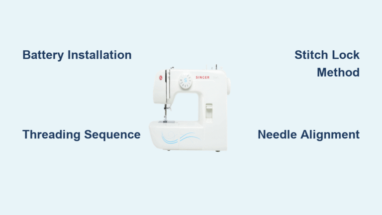 How to Use Singer Portable Sewing Machine
