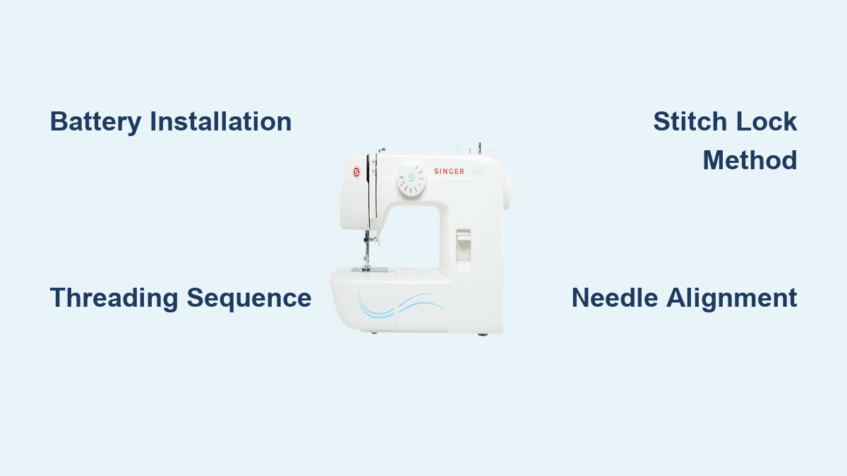 How to Use Singer Portable Sewing Machine