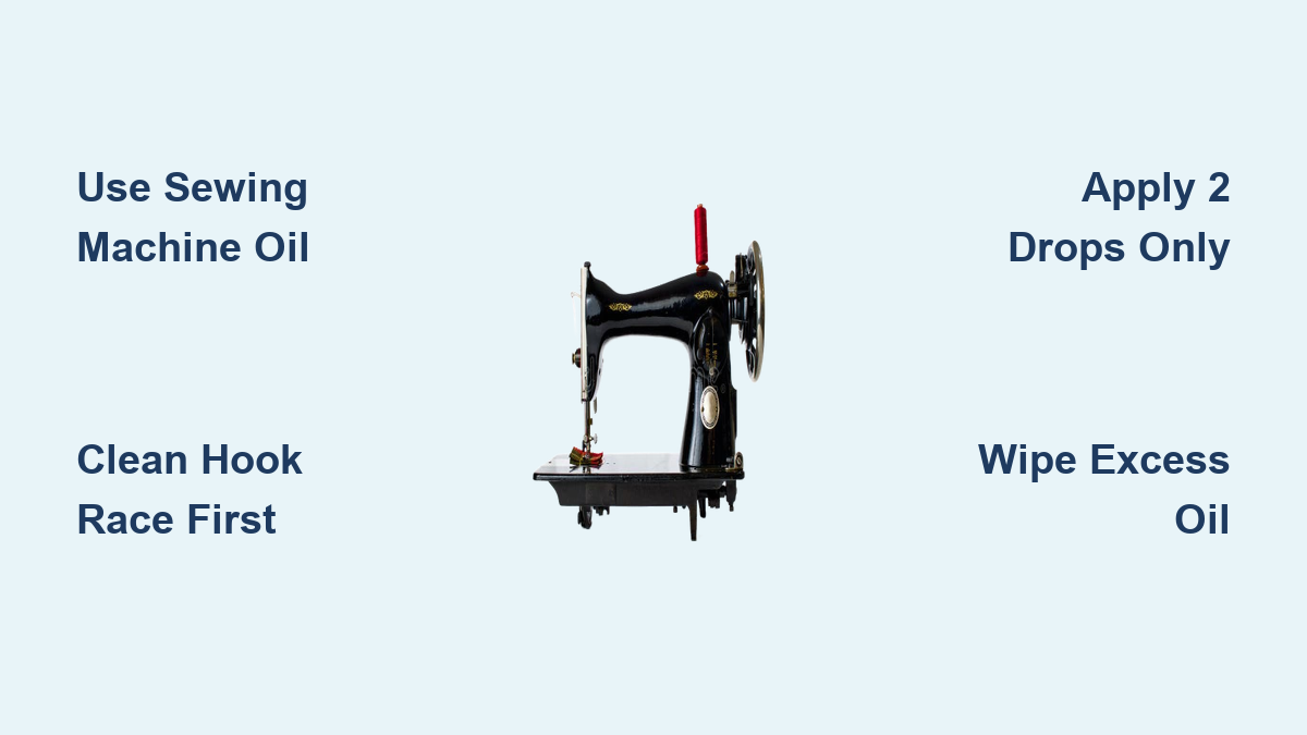 How to Lubricate a Singer Sewing Machine