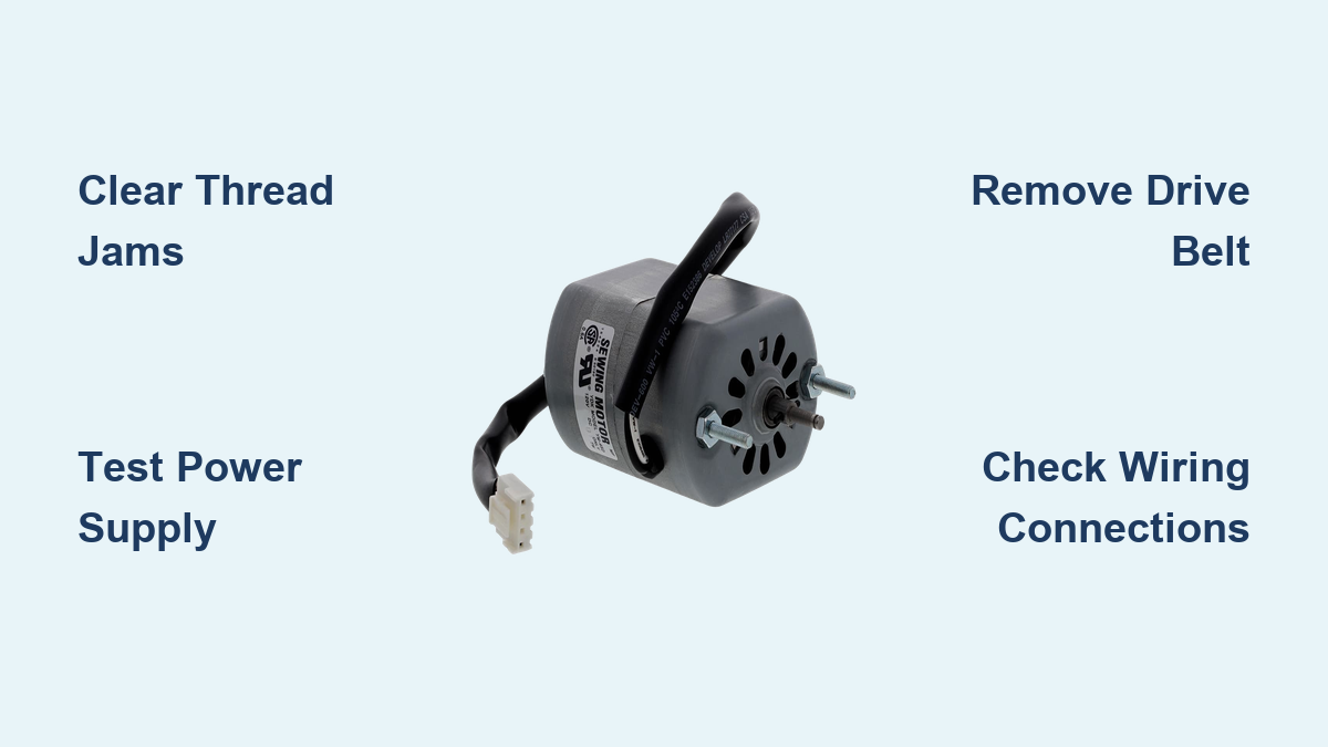 How to Fix Singer Sewing Machine Motor Issues